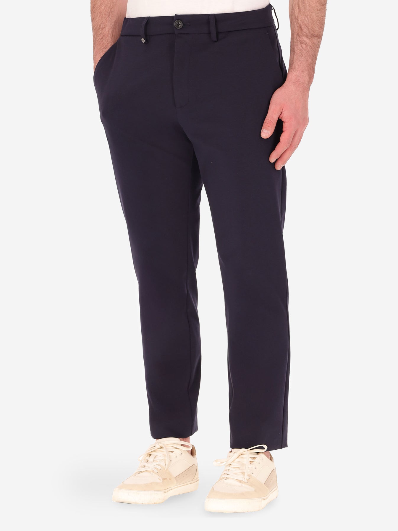 Pantaloni York in Tessuto Tecnico Punto Milano – Distretto12