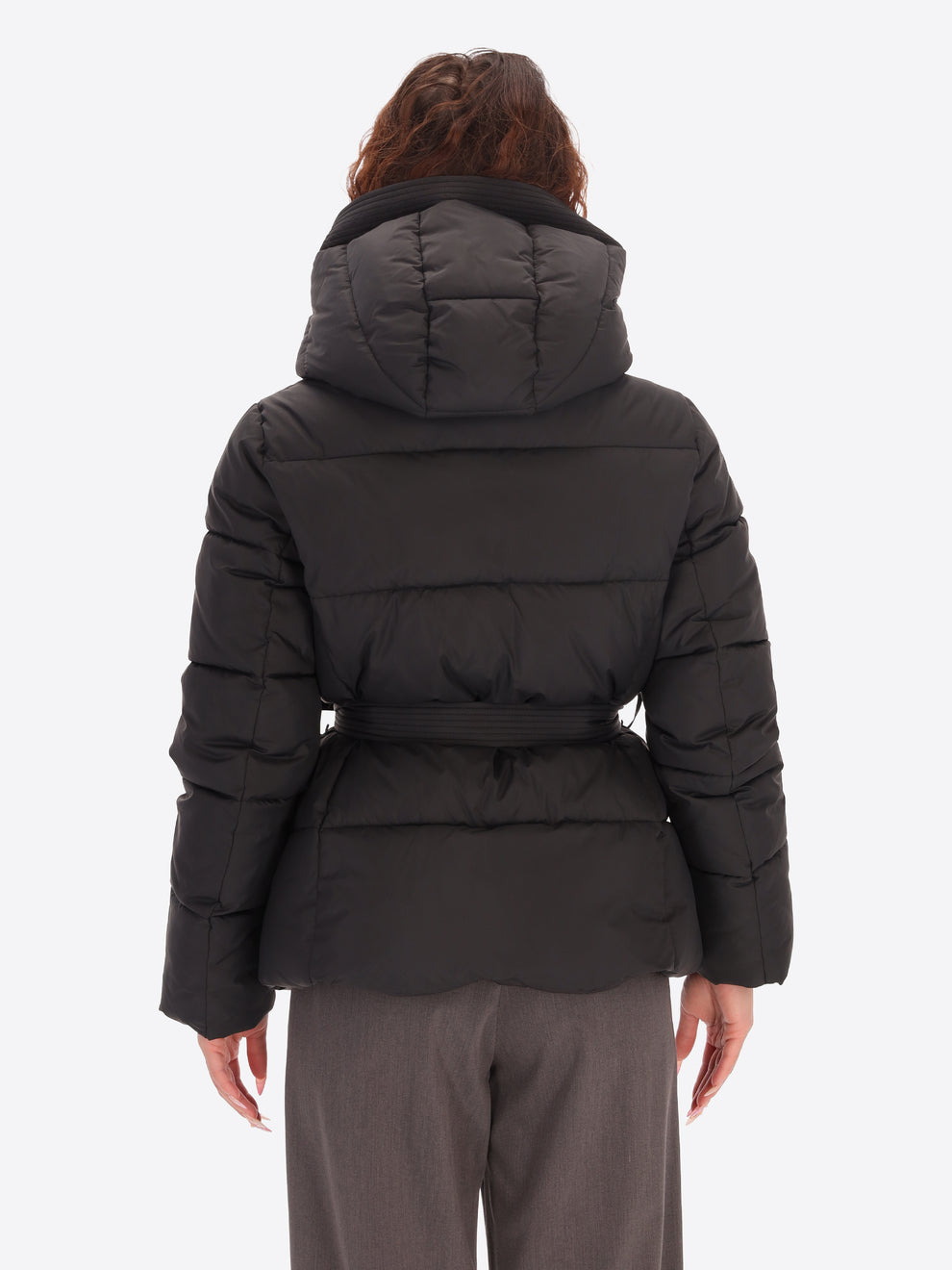 Puffer Jacket Vienna with Belt and Hood – Distretto12